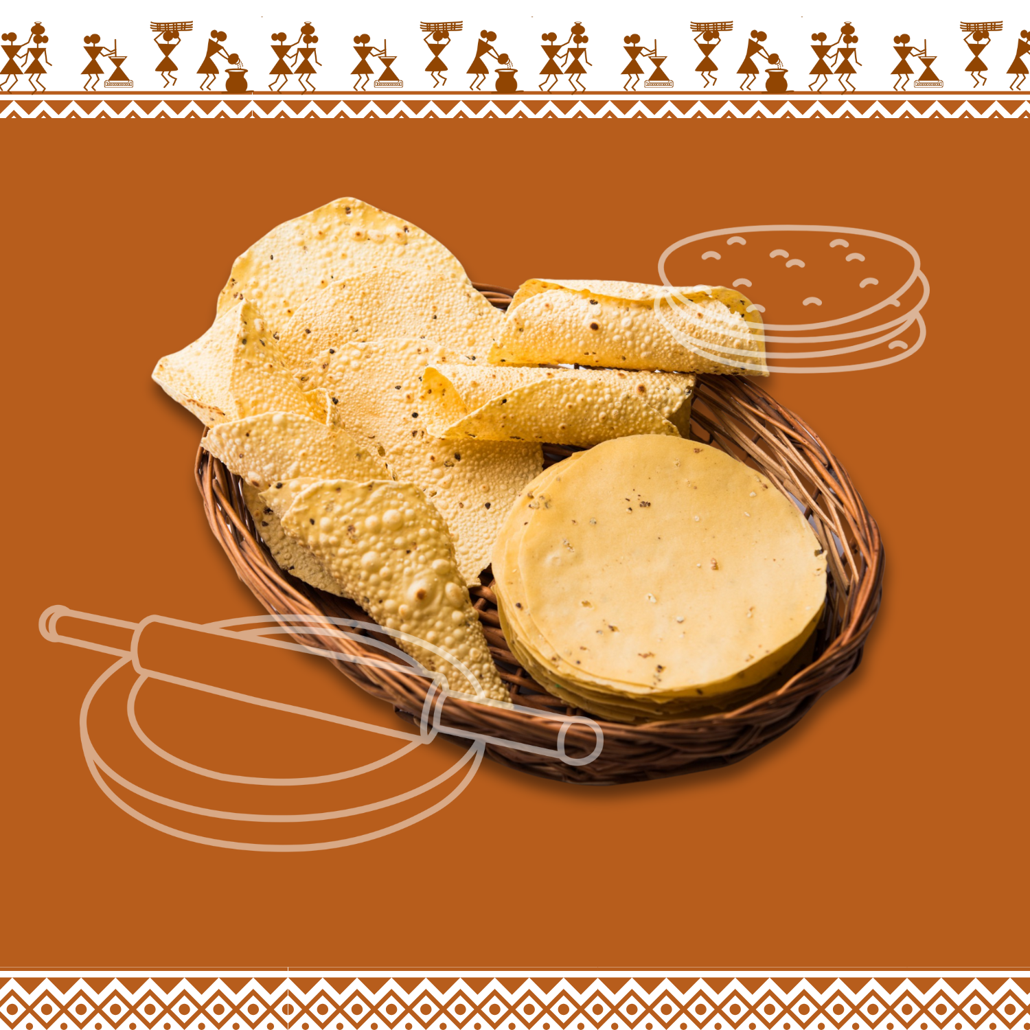 Buy Fresh and Crispy Papad - Premium Papad Collection